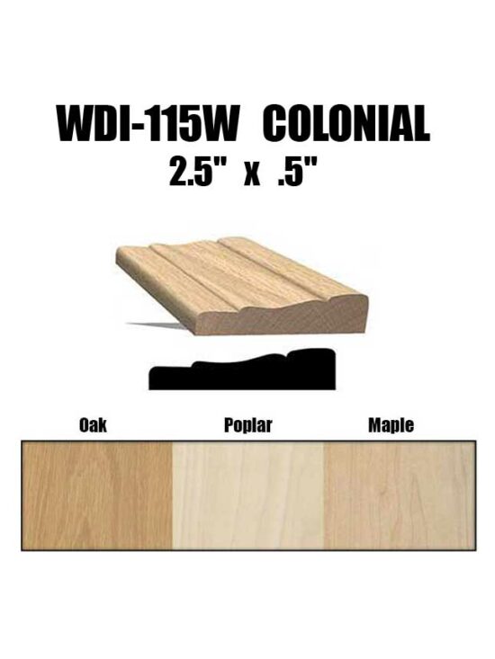 Colonial Casings (WDI-115W) by Board - WDI ProAdvantage